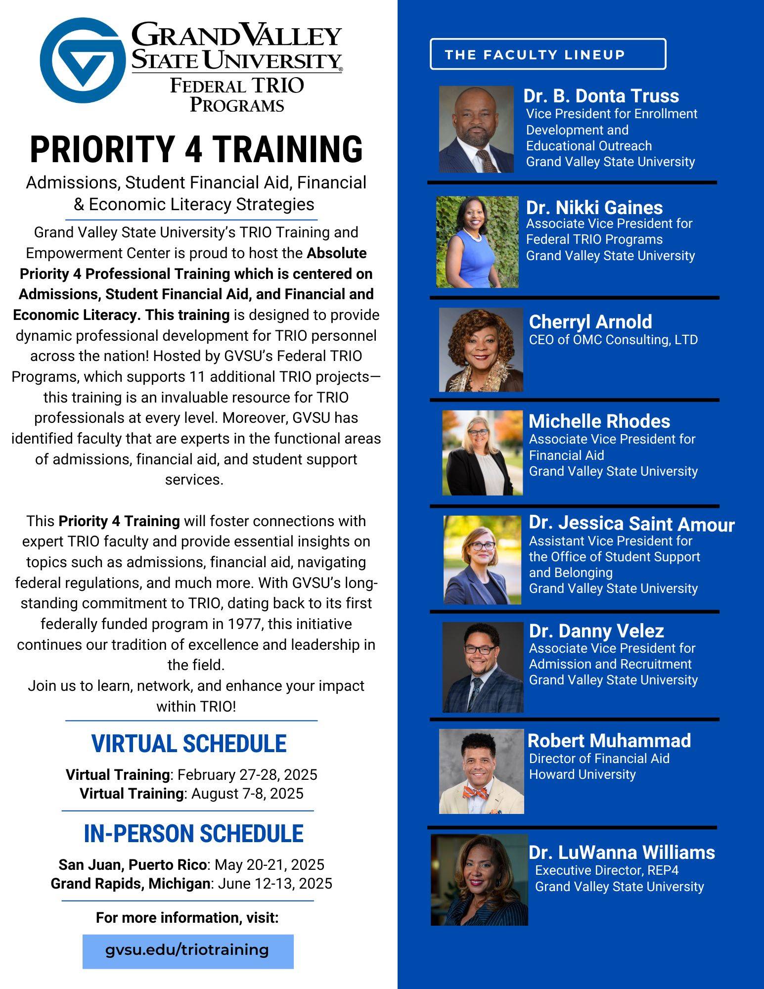 Homepage - TRIO Training and Empowerment Center - Grand Valley State ...